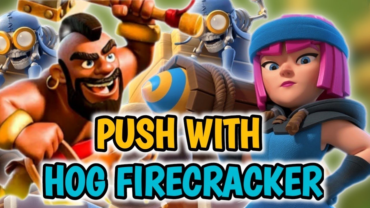 8100+ TROPHY WITH HOG FIRECRAKER AGAIN🥳 | CLASH ROYALE INDONESIA - YouTube