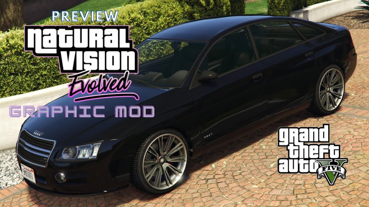 Free Install Natural Vision Evolved GTA 5 Graphics Mod - YouTube