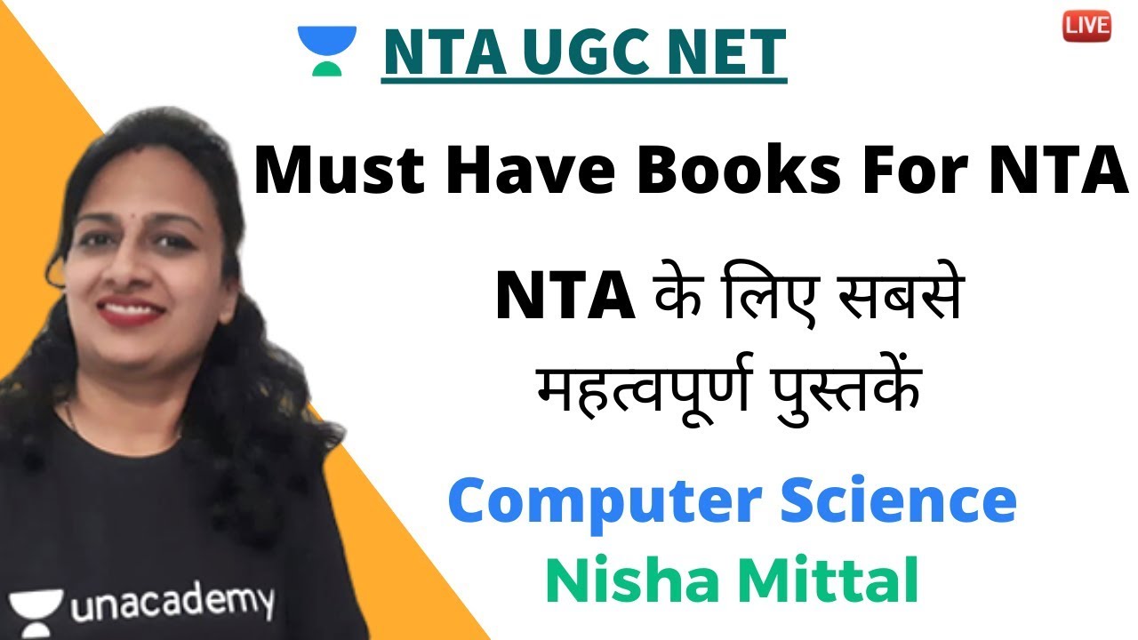 MUST HAVE BOOKS FOR NTA | Computer Science | Unacademy Live- NTA UGC ...