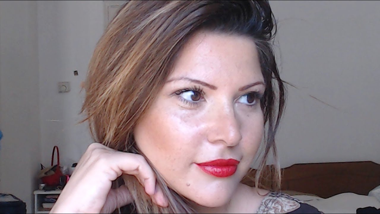 ΛΑΜΠΕΡΟ ΜΑΚΙΓΙΑΖ ΑΚΟΜΑ ΚΑΙ ΜΕ FULL COVERAGE FOUNDATION - YouTube