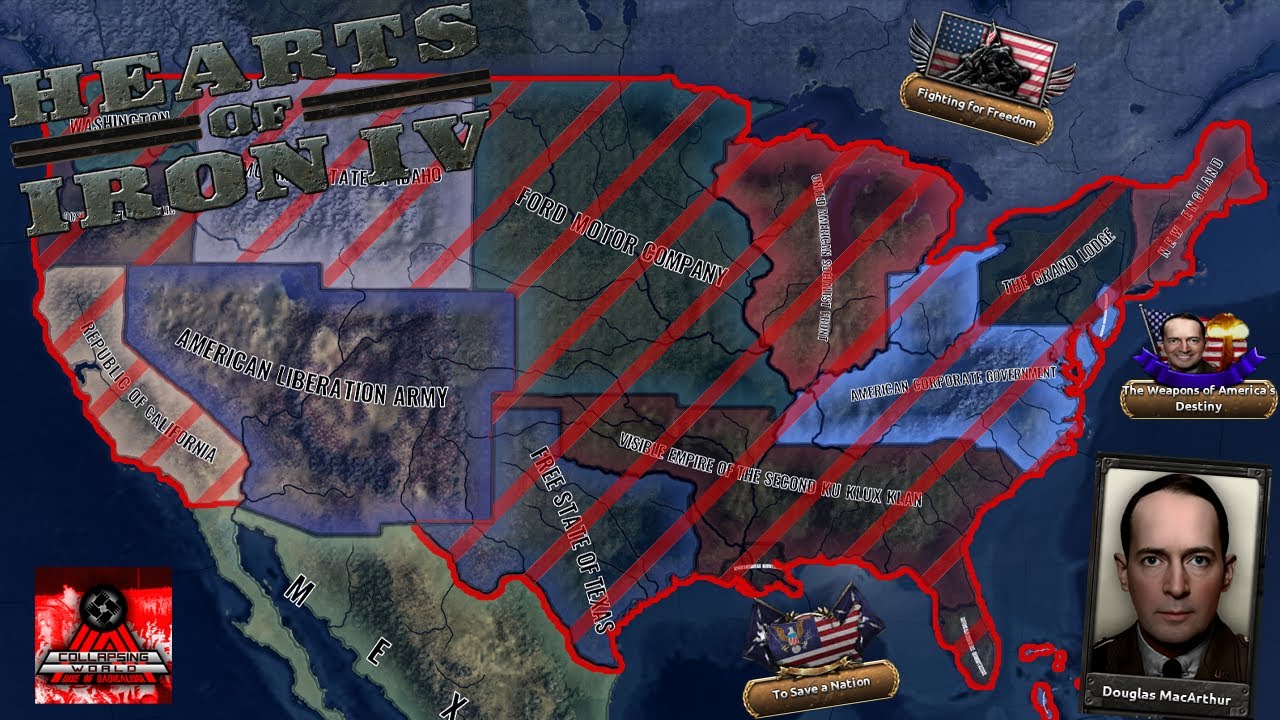 HOI4 Collapsing World Rise of Radicalism: MacArthur’s Liberation Army ...