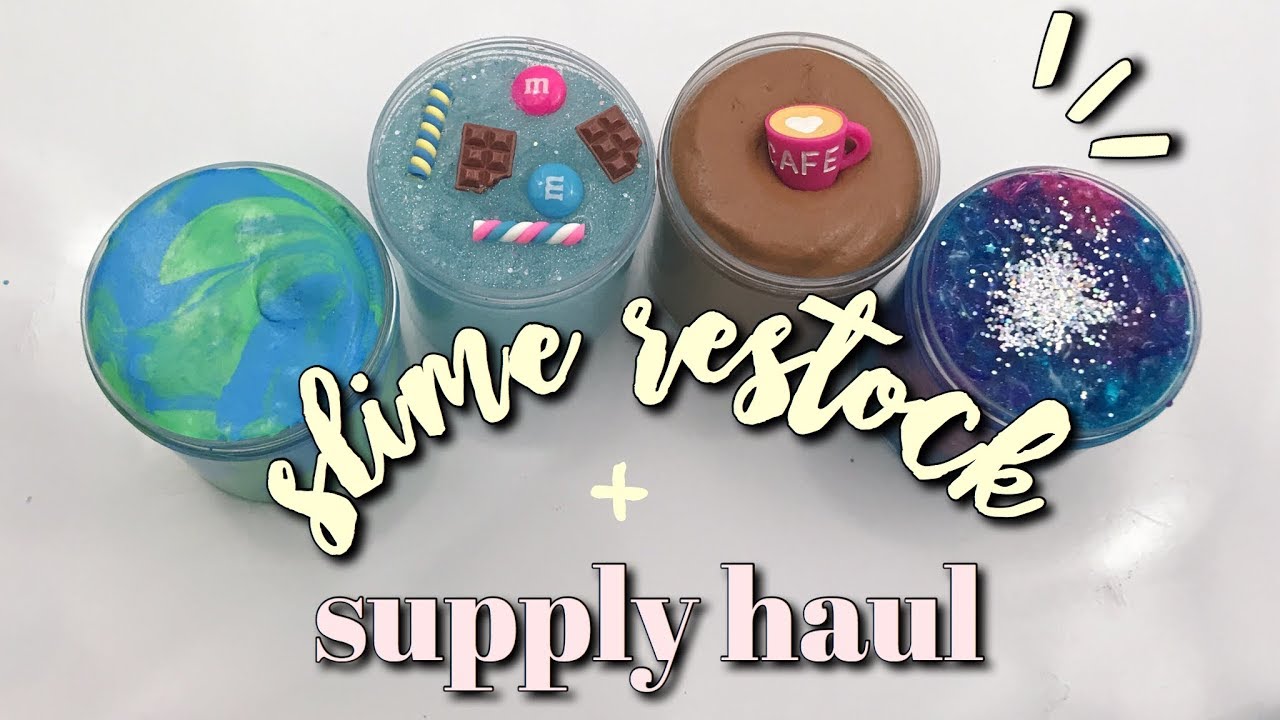 SLIME RESTOCK+MADDIE RAE SLIME SUPPLIES 💐 | MINTYSLIMEY 11/4 - YouTube