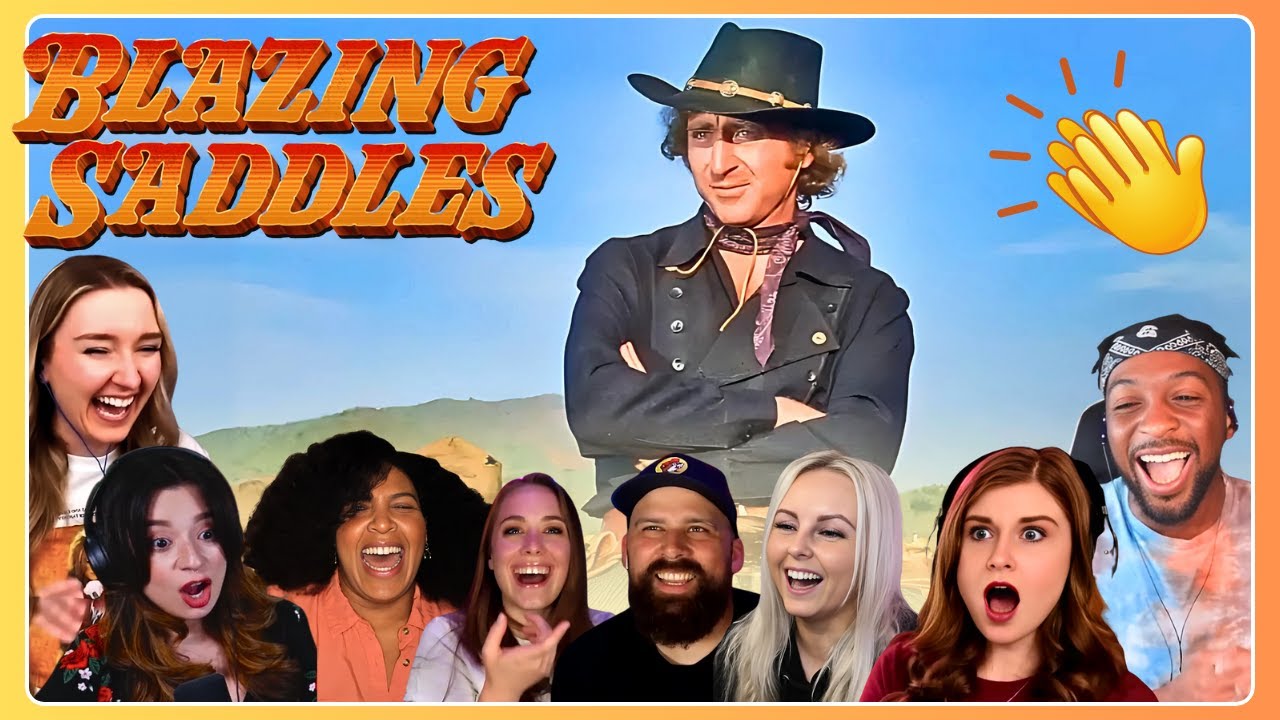 EPIC 'Applause for the Waco Kid' Reactions 🔫 Blazing Saddles (1974 ...