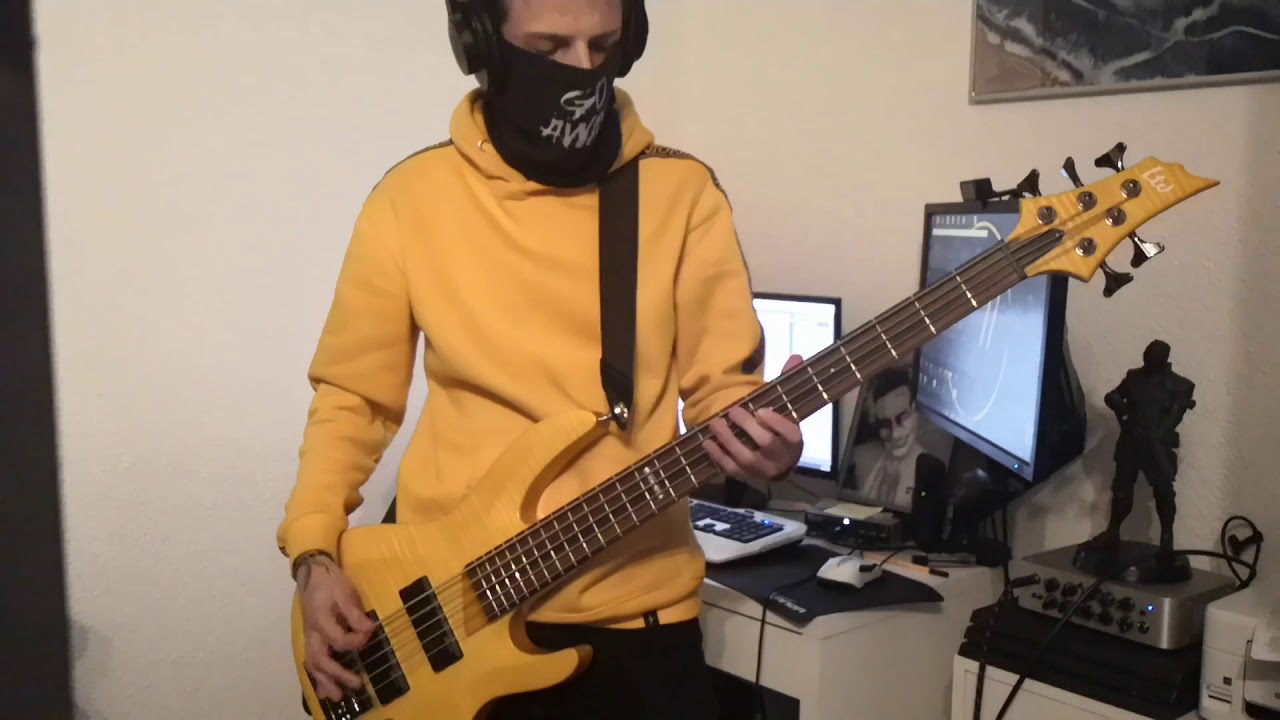 America | Motionless in White | Bass Cover - YouTube