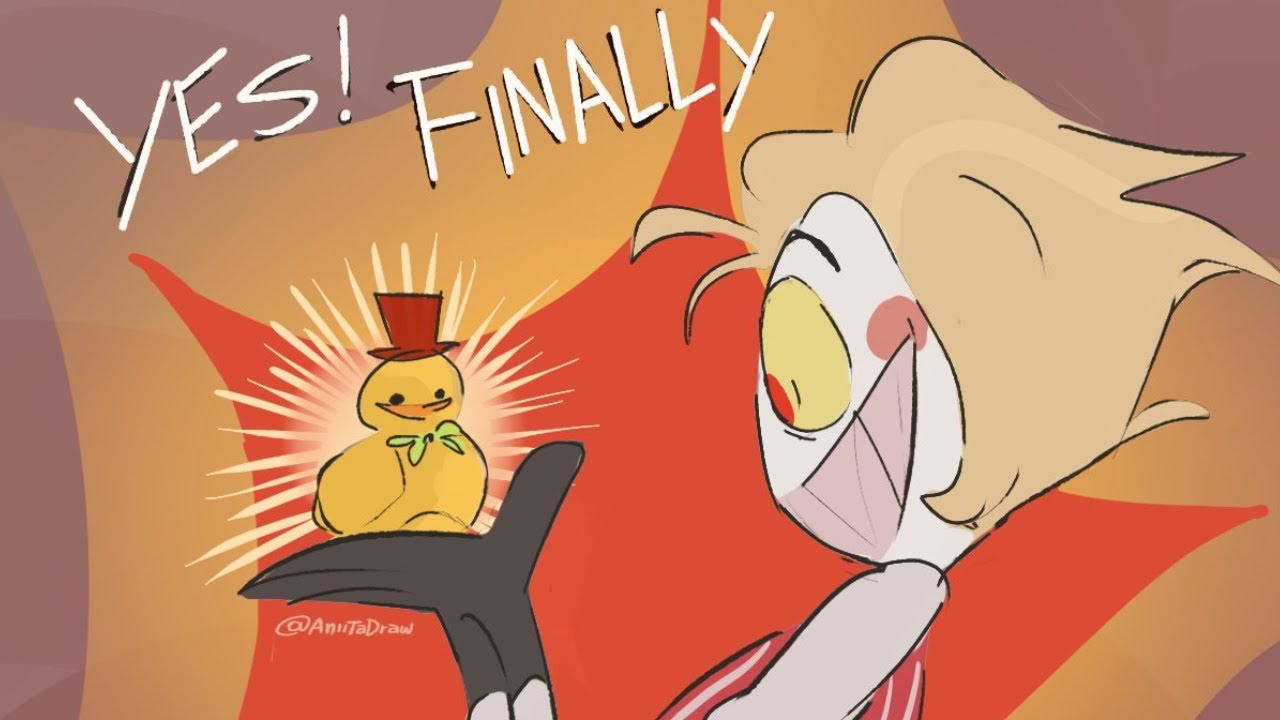 Lucifer creates the PERFECT duck! - Hazbin Hotel comic dub - YouTube