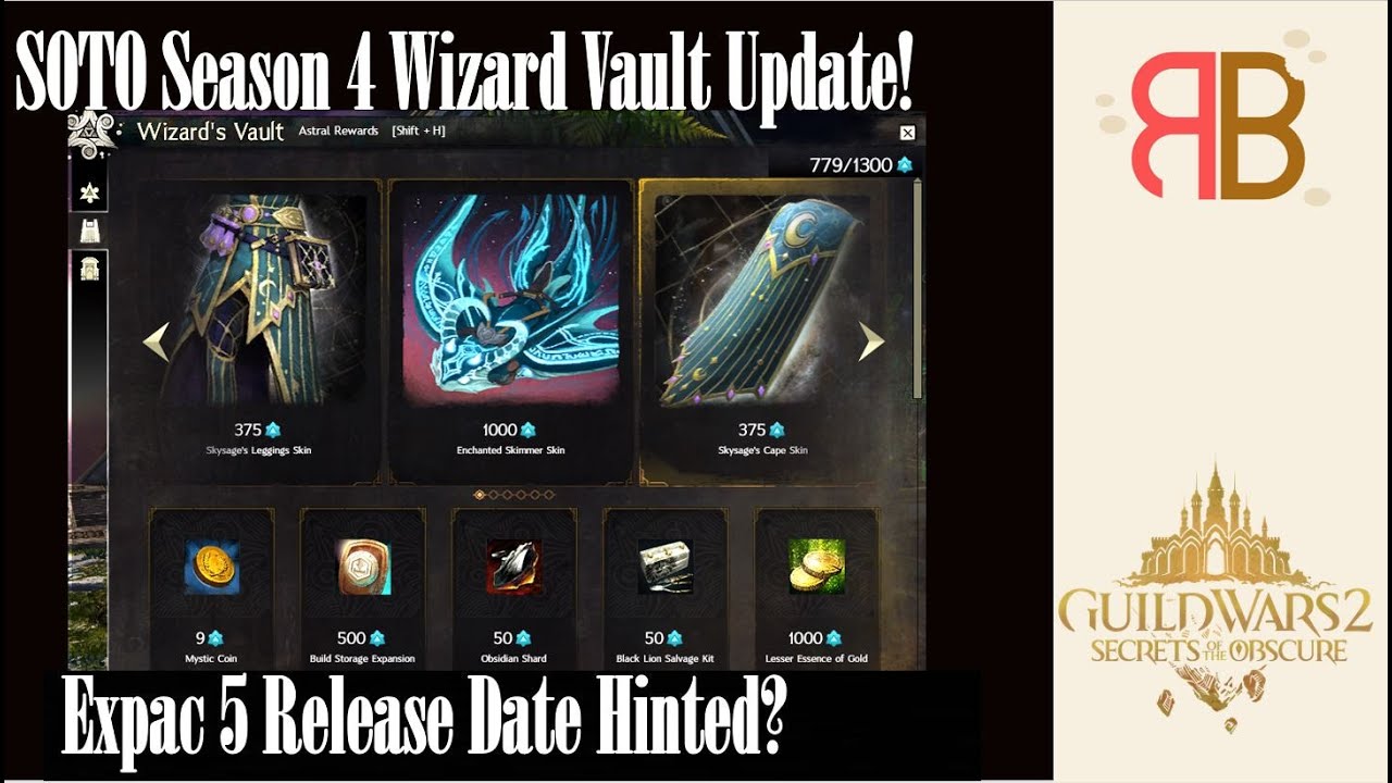 GW2 | Wizard Vault Update is Here and Expac 5 Release Date Hint? - YouTube