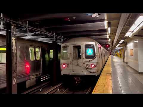 MTA New York City Subway : Far Rockaway Bound R46 A Train @ 14th Street - YouTube