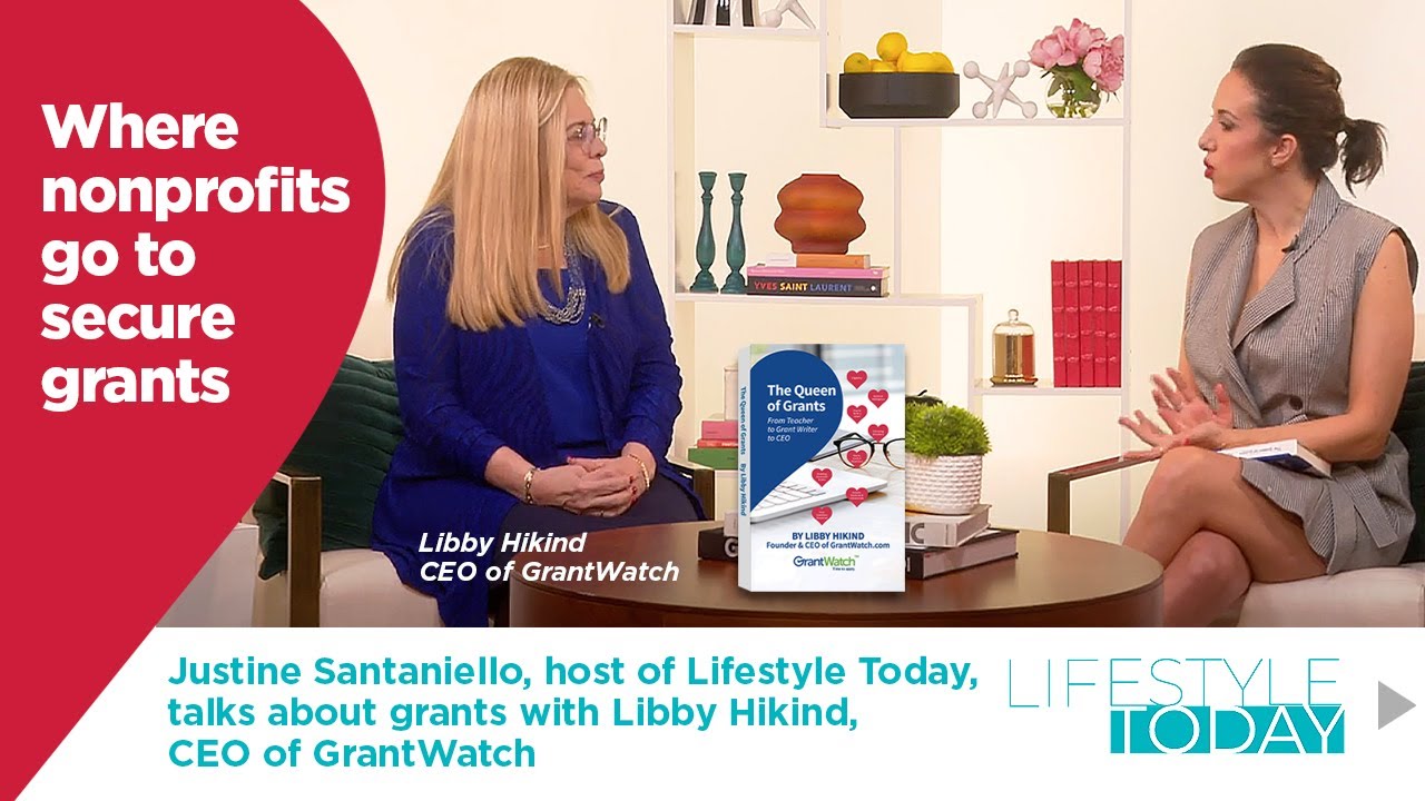 Libby Hikind Talks GrantWatch on the Lifestyle Today Show - YouTube