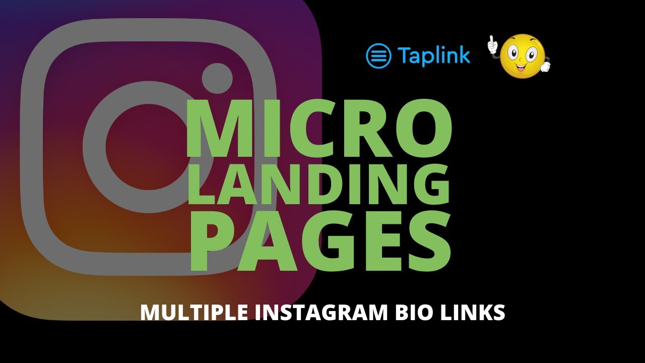 Taplink For Instagram - Micro Pages and Multiple Links In The Instagram ...