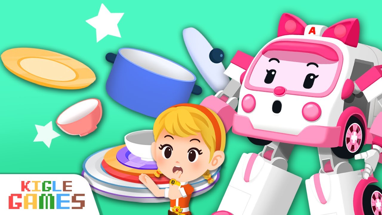 Prepare for an Earthquake with Ambulance Amber | Robocar Poli ...