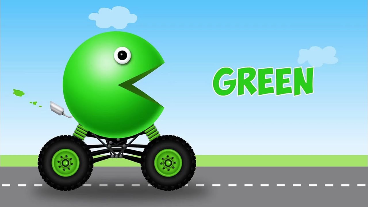 Learn Colors With Pacman for Kids Colours for Kids to Learn Learning ...