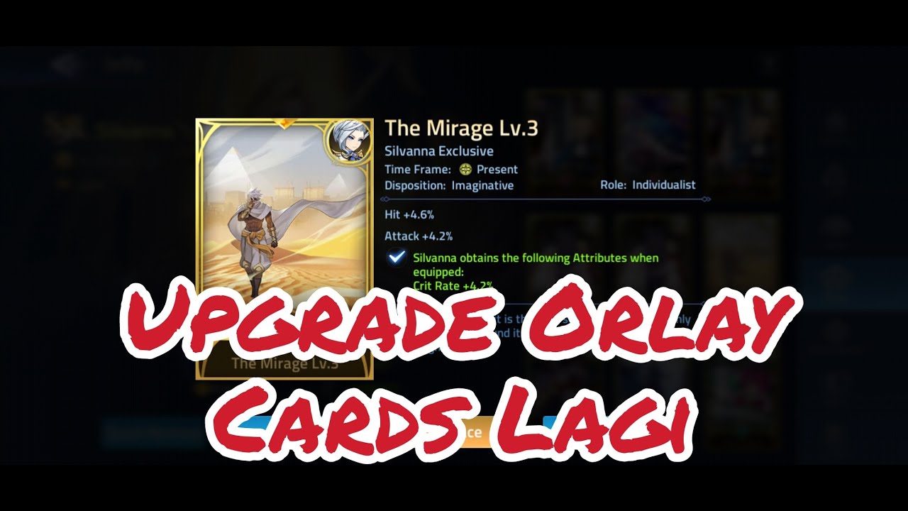Upgrade Orlay Cards Dark Light Elemental MLA Mobile Legends: Adventure ...