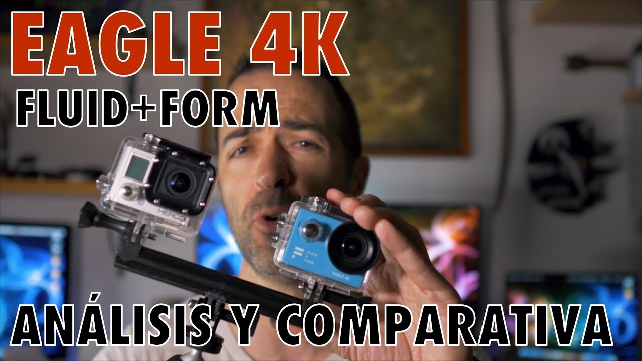 EAGLE 4K - Probando una CÁMARA DE ACCIÓN GoPro BARATA - YouTube