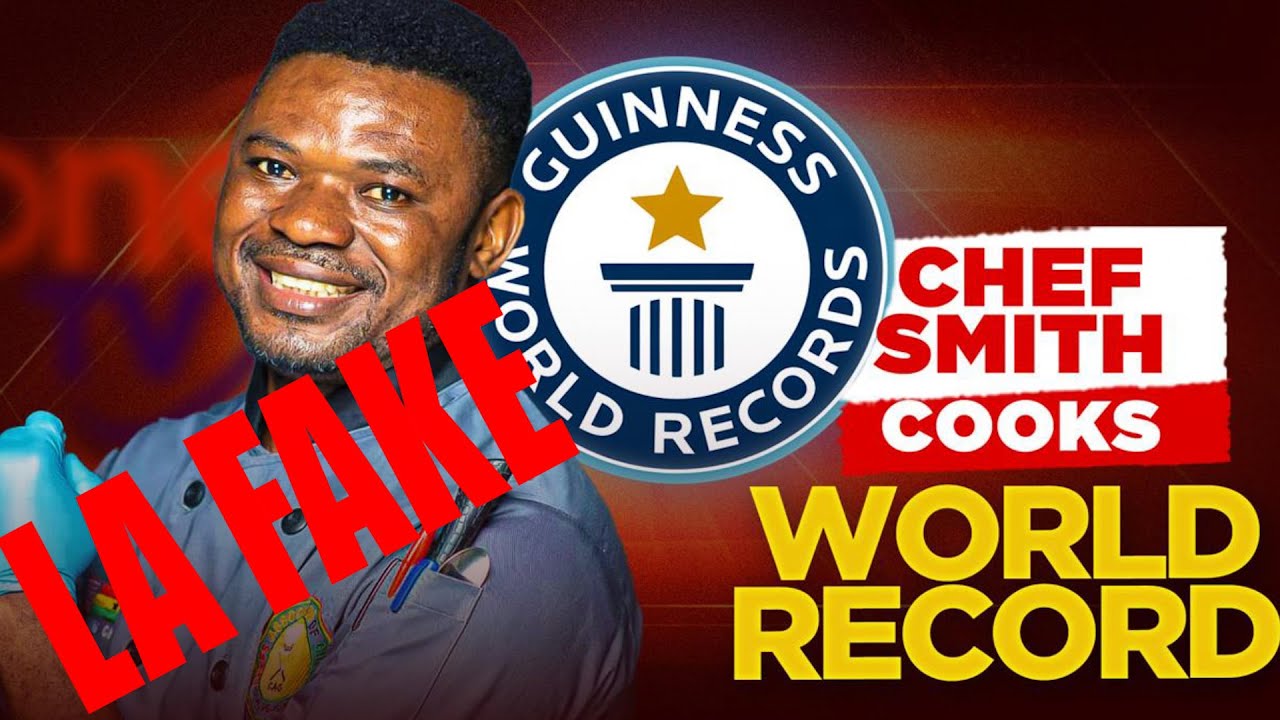 GUINNESS WORLD RECORD SCAMMER CAUGHT IN GHANA- CHEF SMITH - YouTube