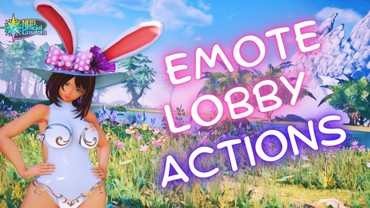 [PSO2 NGS] 933: Idola Chara Pose 3 Emote Lobby Action 933「イドラキャラポーズ3 ...