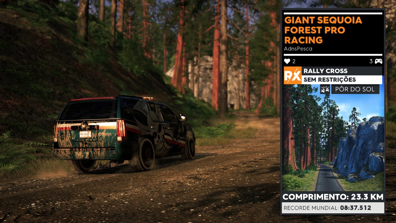The Crew 2 - Race Creator - Giant Sequoia forest Pro Racing - YouTube