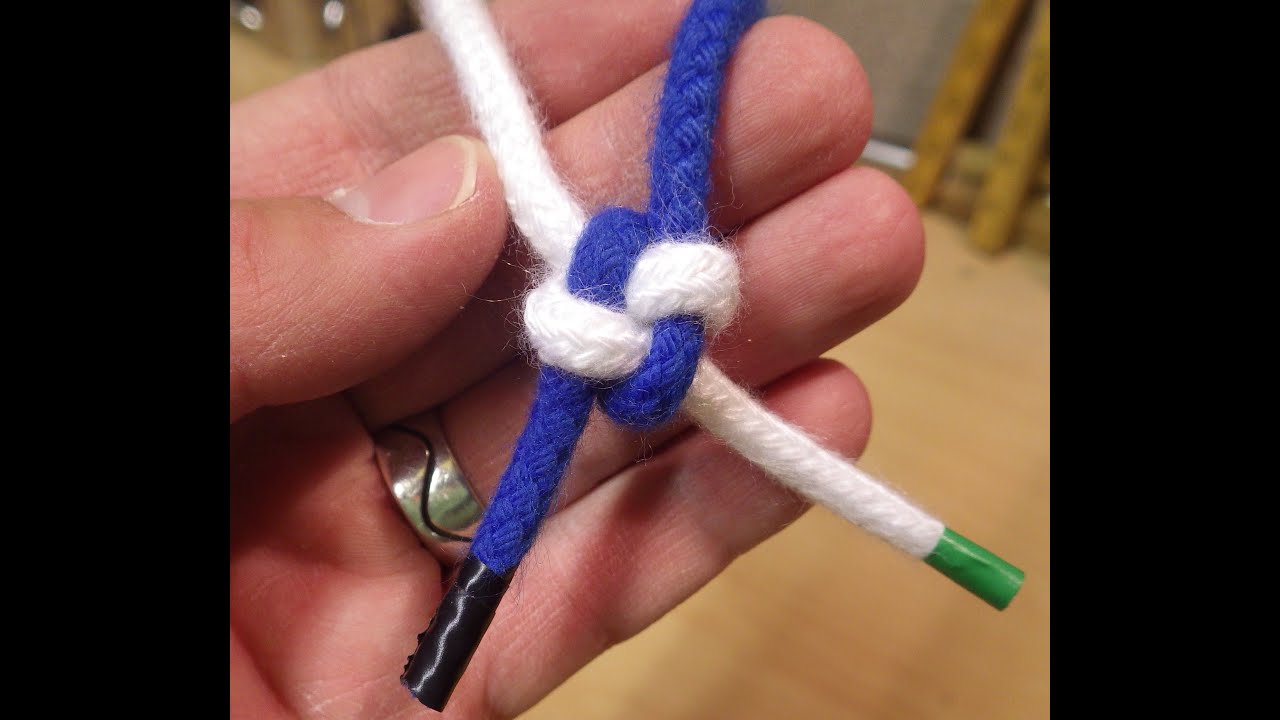 square knot - YouTube