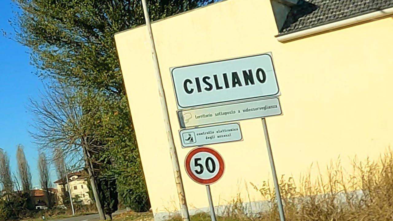 Cisliano (MI) in auto - 1X speed 🚙🇮🇹 - YouTube
