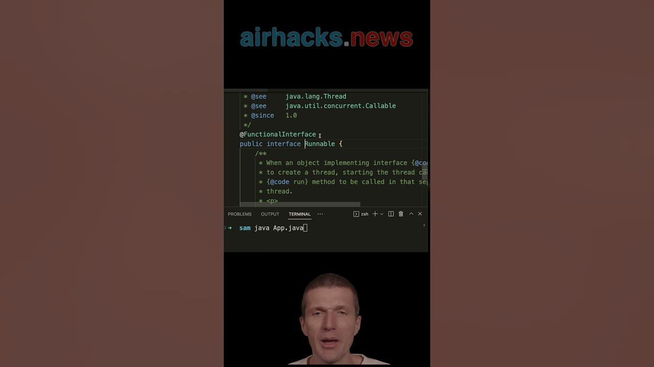 Sam Single Abstract Method Functional Interfaces Lambda Expressions Java Shorts Youtube