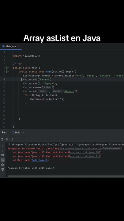 Arrays List en java #java #ingenieria #programacion #coding #software #arrays - YouTube