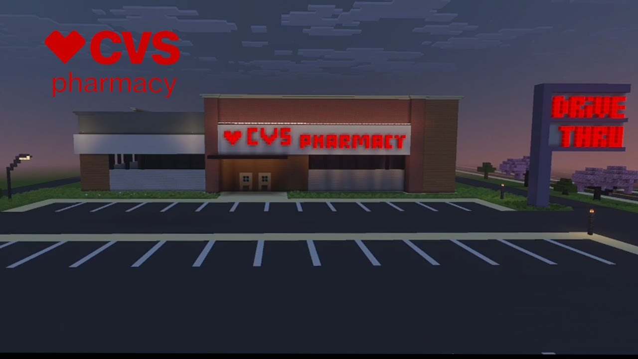 I Built CVS Pharmacy in Minecraft 😱 | Minecraft World Part 47 - YouTube