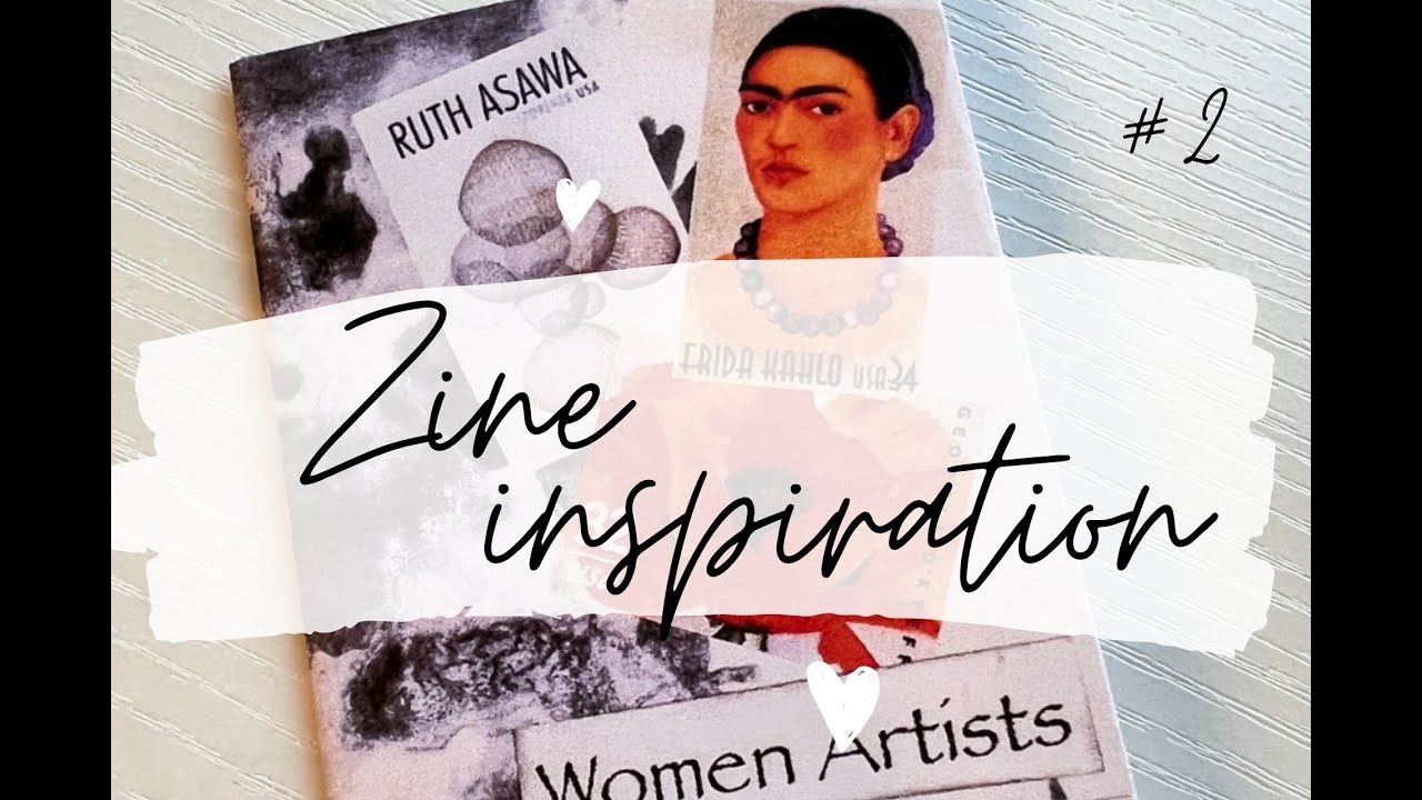 Zine making example - Women artists - YouTube