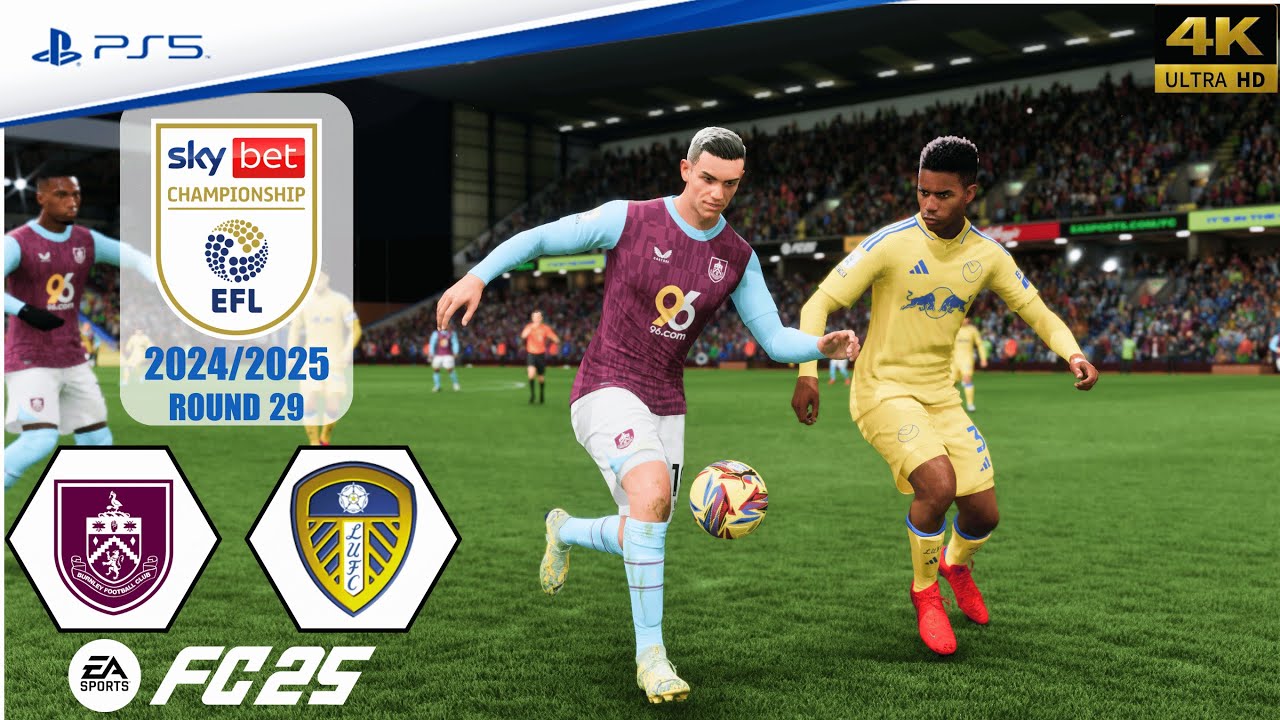 FC 25 - Burnley vs. Leeds United | EFL Championship 24/25 | Full Match ...