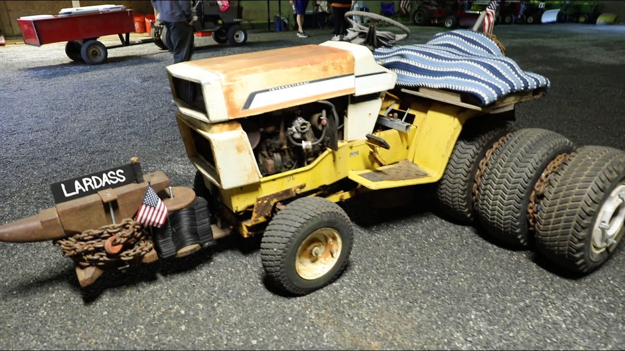 Redneck Lawn Tractor Pull - No Rules!!! - YouTube