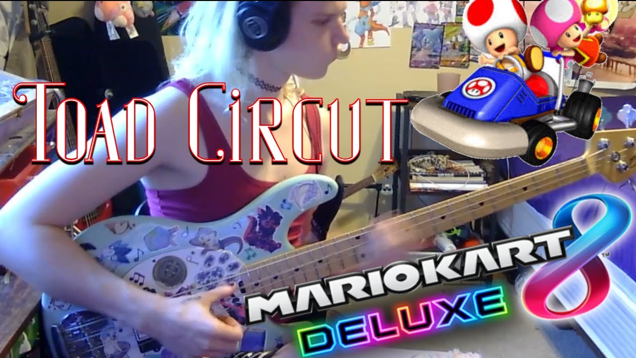 Toad Circut (Mariokart 8 Deluxe) // Bass cover - YouTube