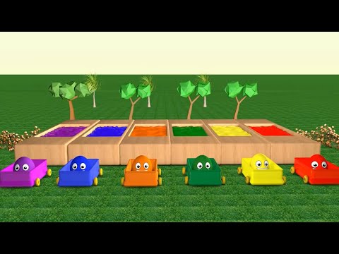 Renkli Yumurtalar ve Arabalarla Renkleri Öğren