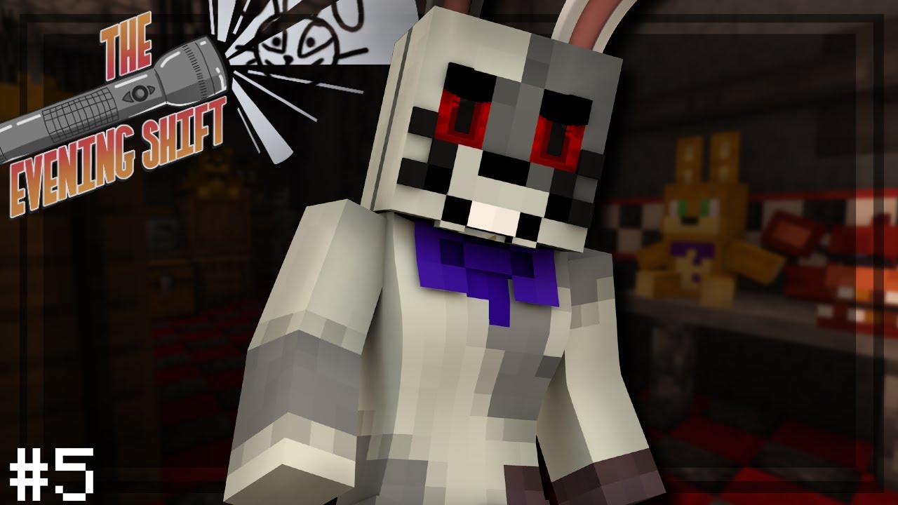 FNaF: the Eveningshift | “ATTACK OF THE RABBIT” (Minecraft Roleplay) #5 ...