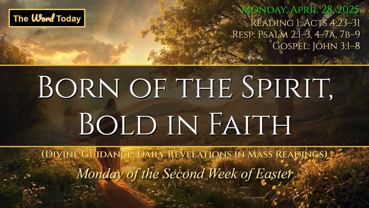 Born of the Spirit, Bold in Faith | Divine Guidance - Monday, April 28 ...