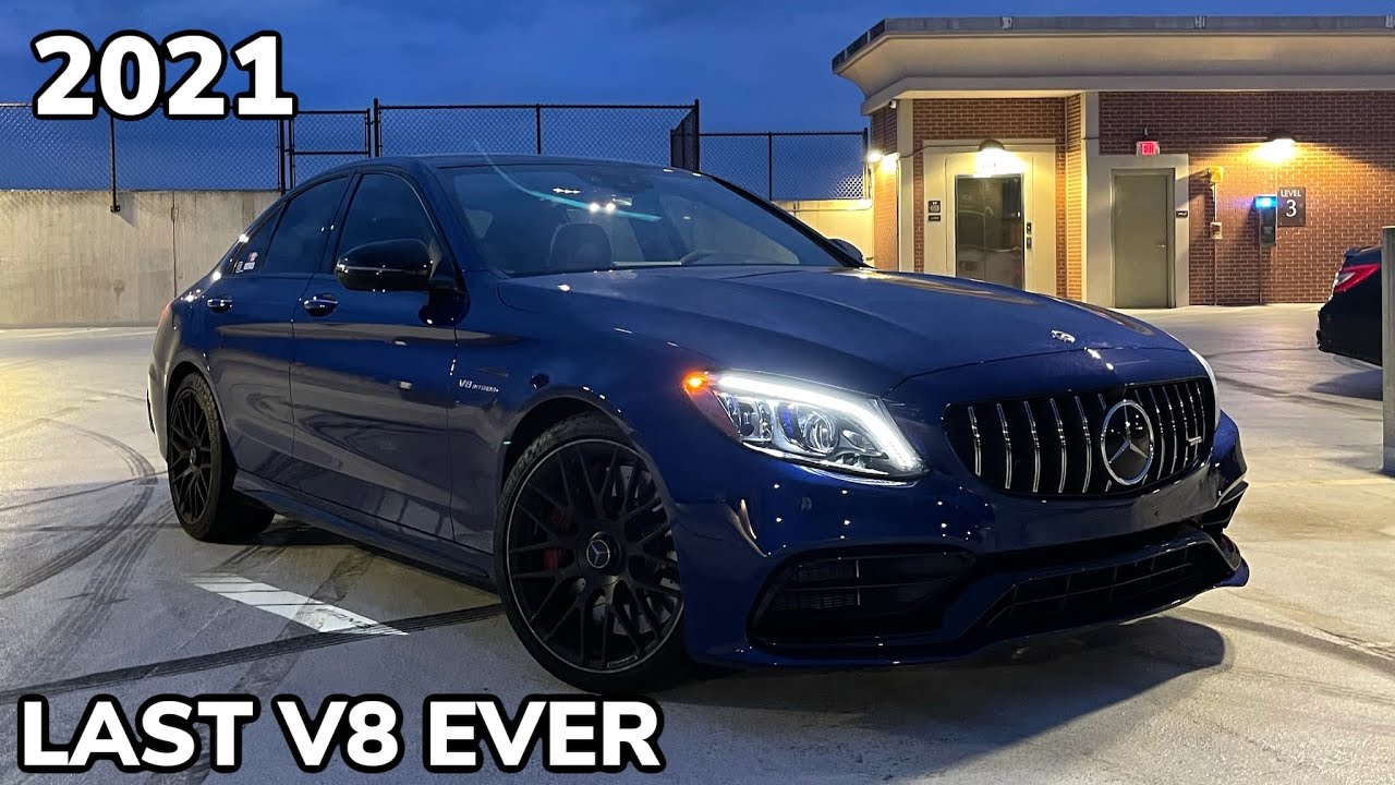 REVIEW 2021 Mercedes-Benz C63S AMG (LAST V8) | First Impression - YouTube