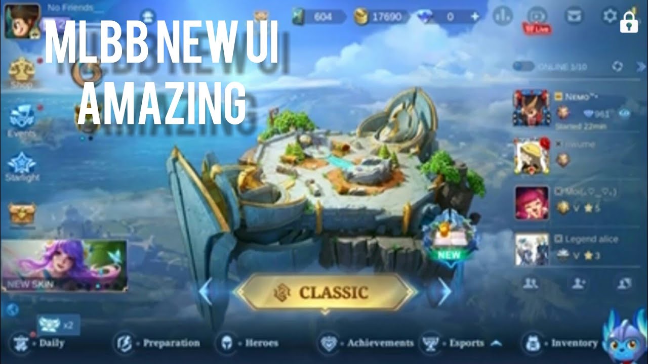 mobile legends new ui amazing - YouTube