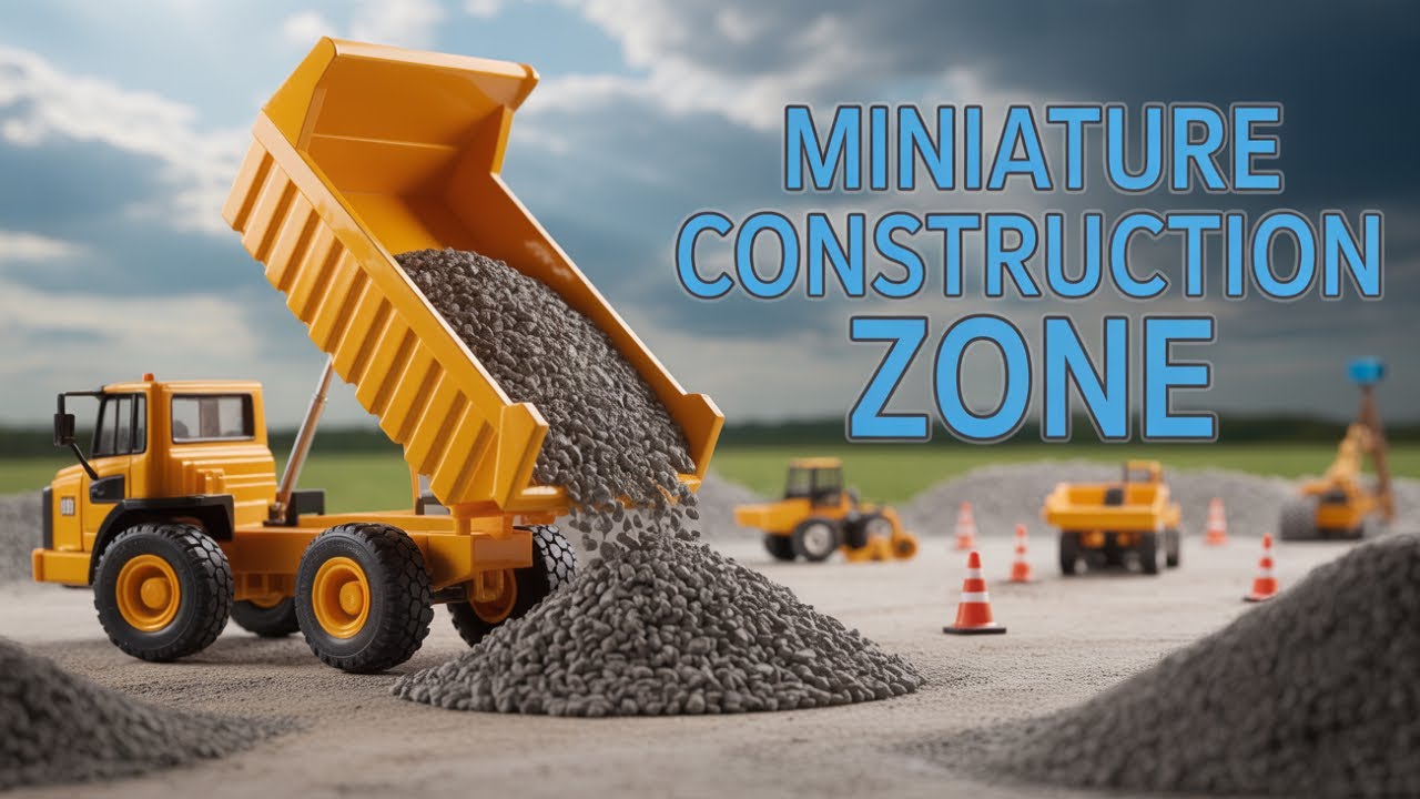Watch These Mini Trucks Build a Road From Scratch! - YouTube