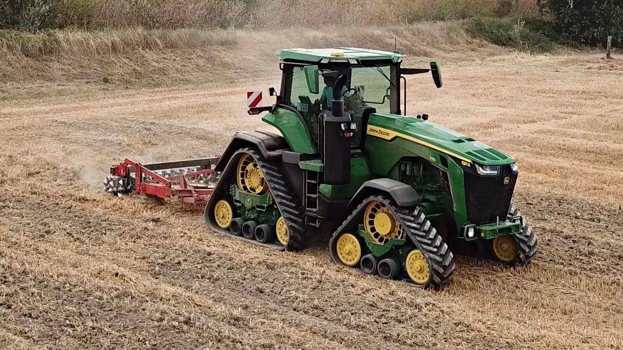 John Deere 8rx370 au sous-solage !🦌🟢 - YouTube