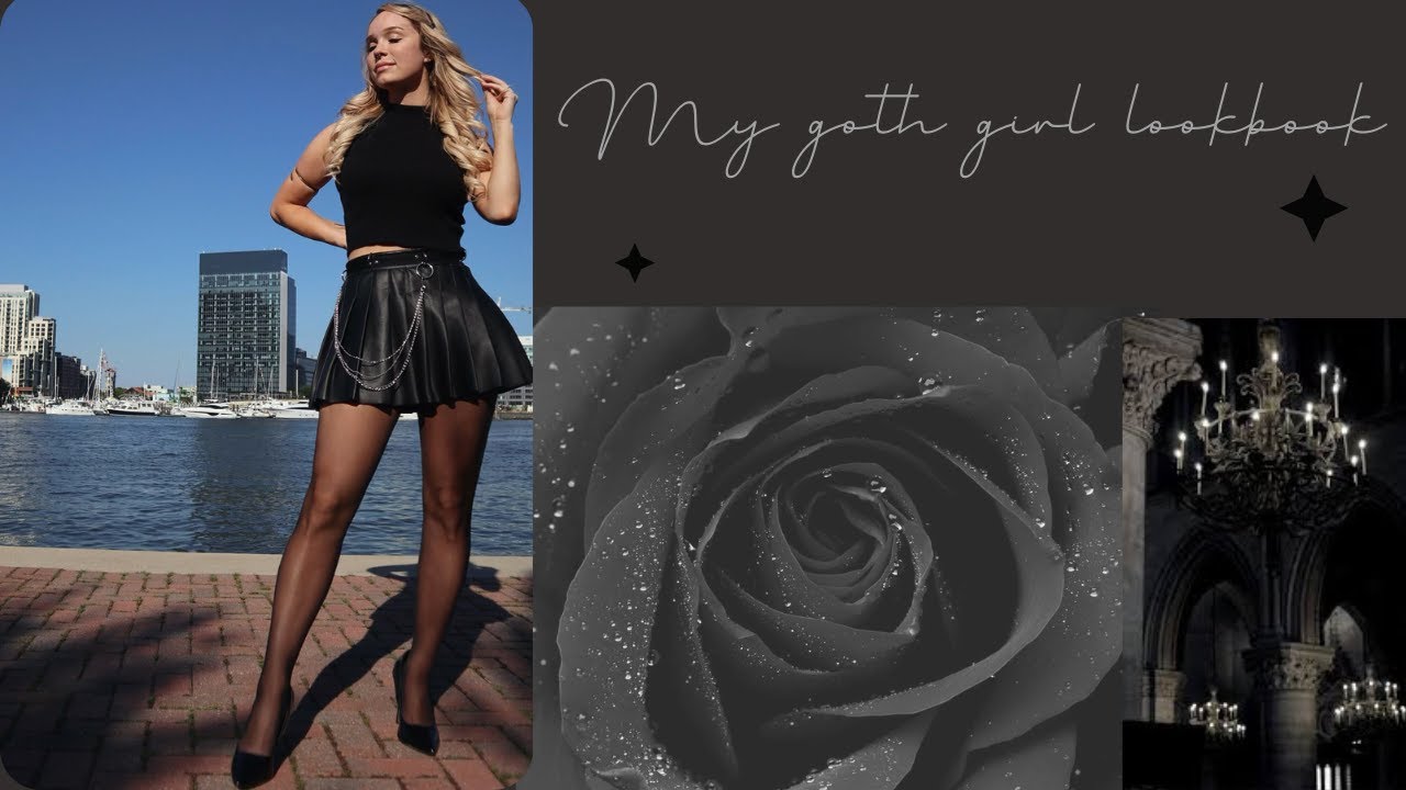 MY GOTH GIRL LOOKBOOK! - YouTube