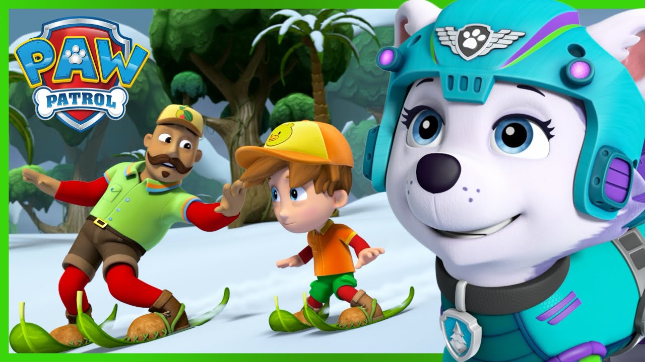 Pups rescue the cold campers and more! - PAW Patrol UK - Cartoons for ...
