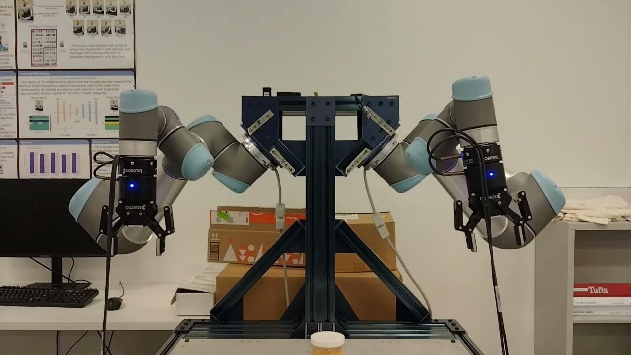 TURBO: Simultaneous Teleoperation of Twin UR5 Arms - YouTube