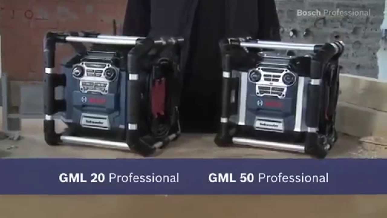 Радиоприёмник Bosch GML 50 - YouTube