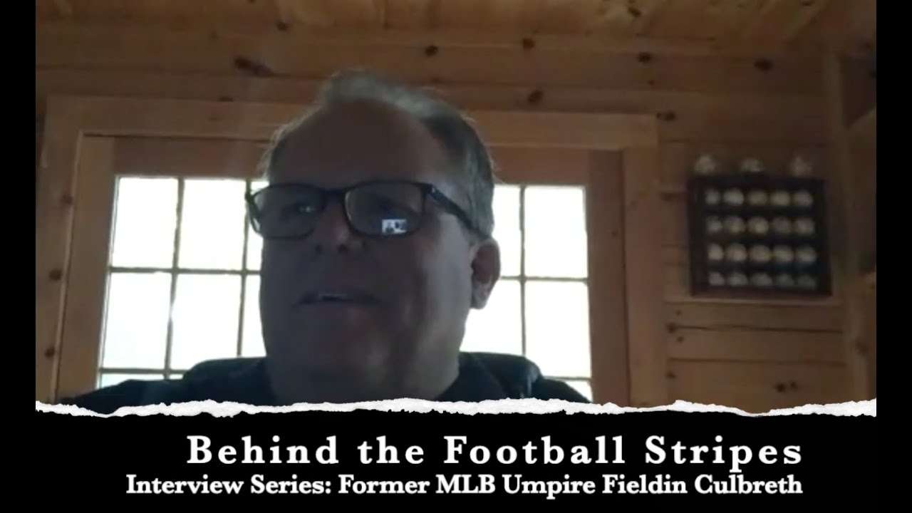 BTFS Interview: former MLB Umpire Fieldin Culbreth - YouTube