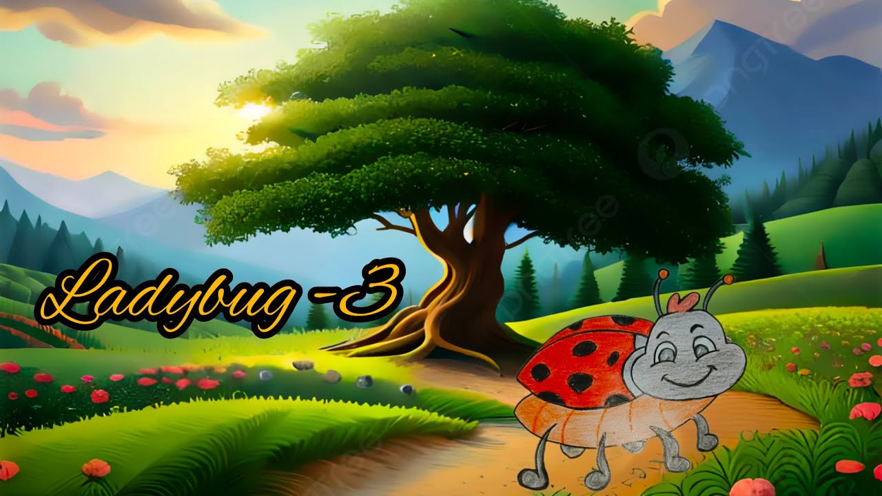 How to draw a cartoon ladybug. Part - 3 - YouTube