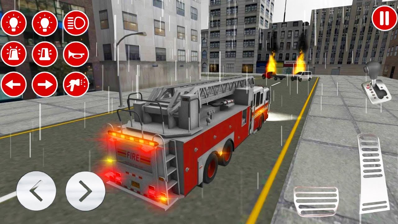 Real Fire Truck Driving Simulator 2023 - New Fire Fighting Fireman's ...