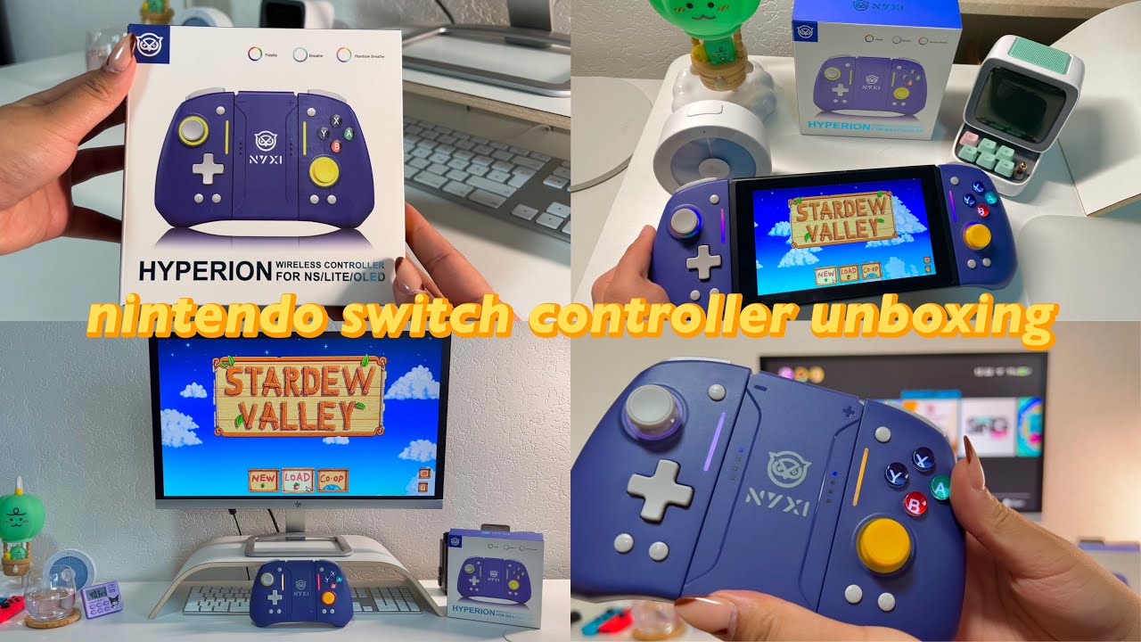 unboxing new nintendo switch controllers ft. NYXI GAME - YouTube