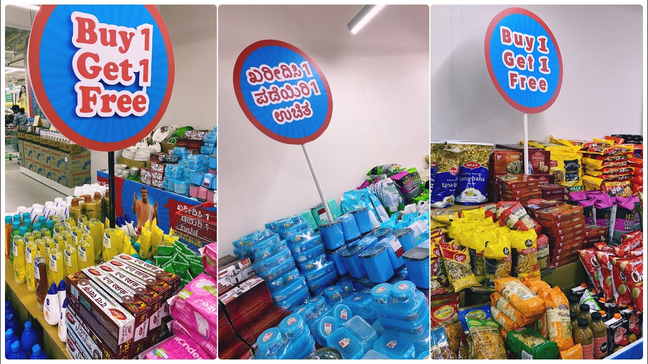 Buy 1 Get 1 Free @ Reliance Mart Rajajinagar Bangalore | #supermarket # ...