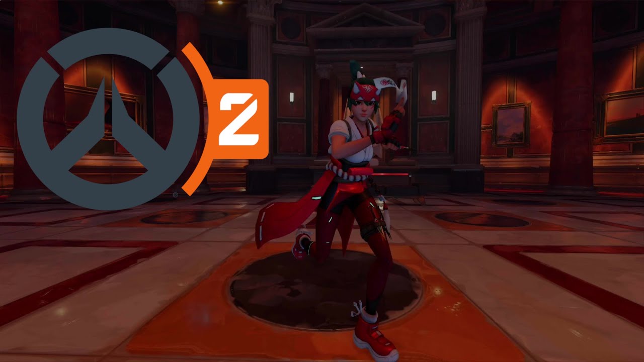 Playing as the new healer Kiriko - Overwatch 2 - YouTube