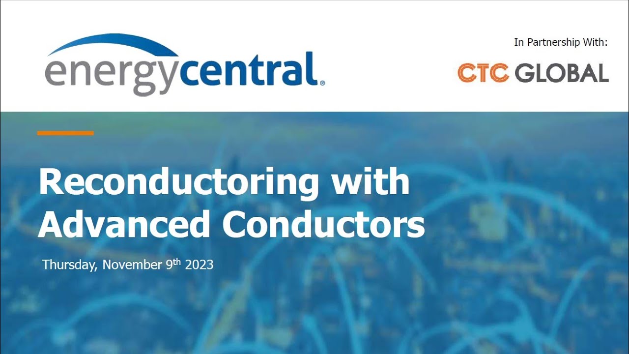 Reconductoring with Advanced Conductors - YouTube