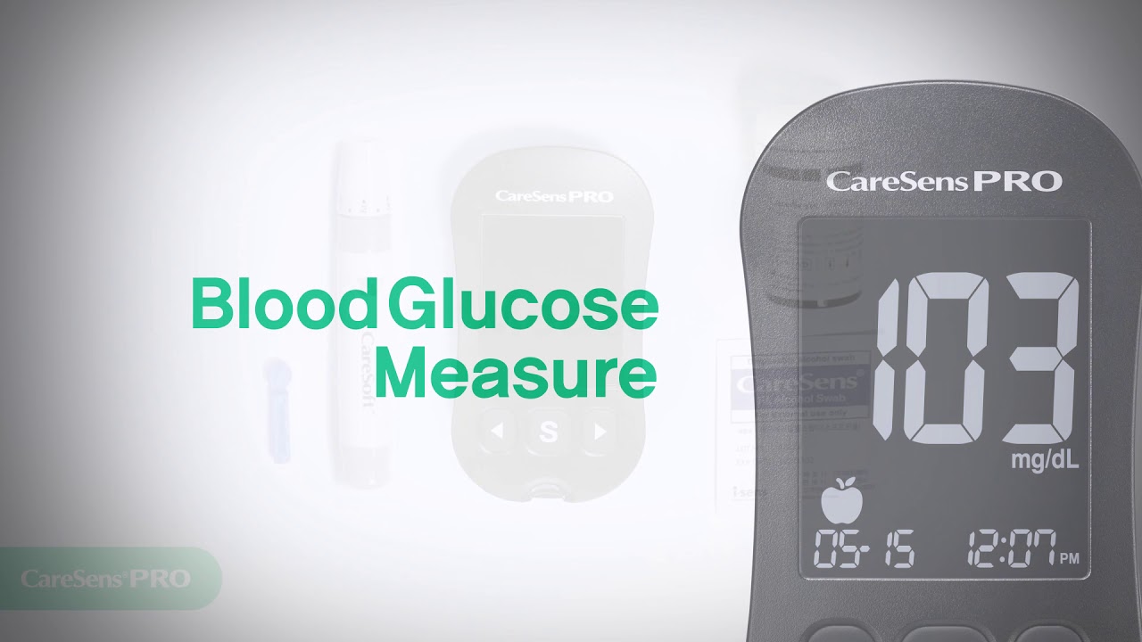 How to Use CareSens® PRO (mg/dL) (FRE SUB) - YouTube