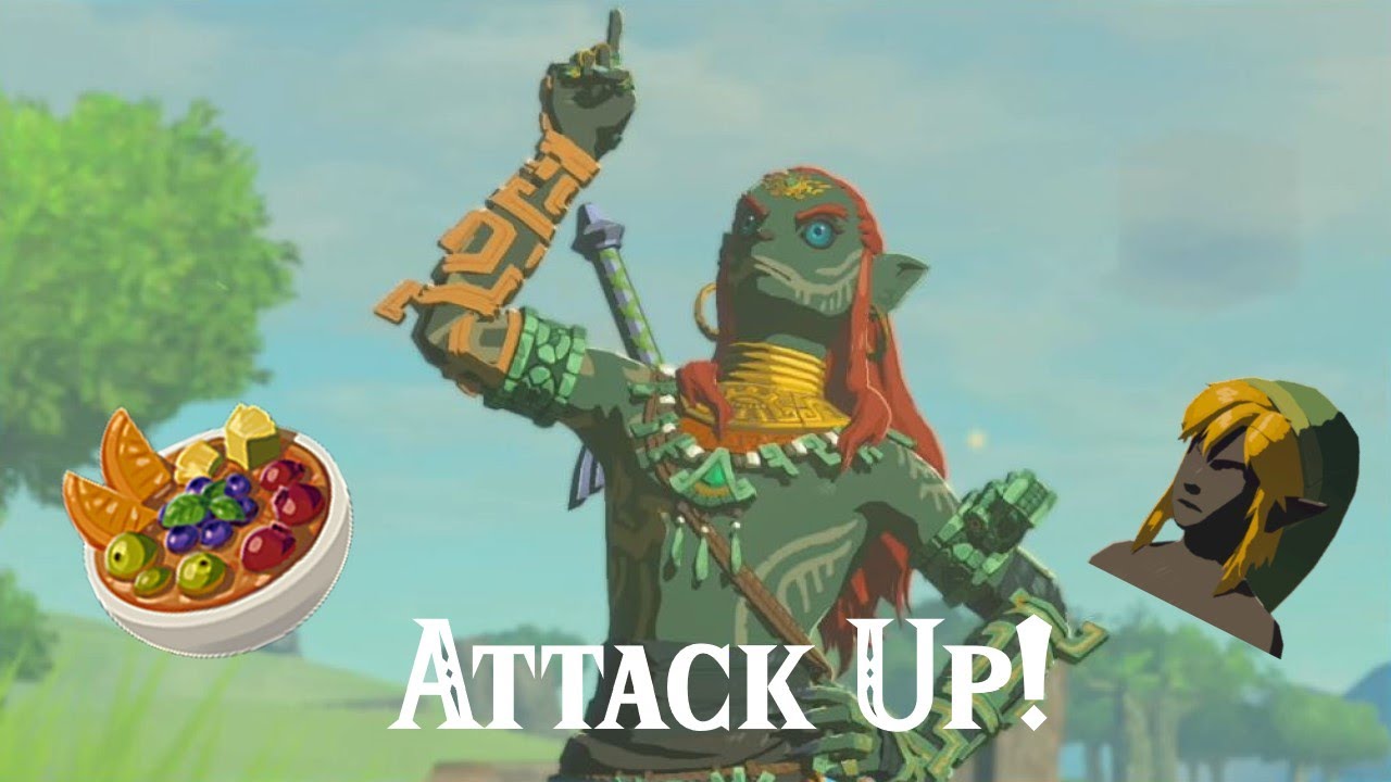 Armor set bonuses, attack up food, and the Master Sword beam - YouTube