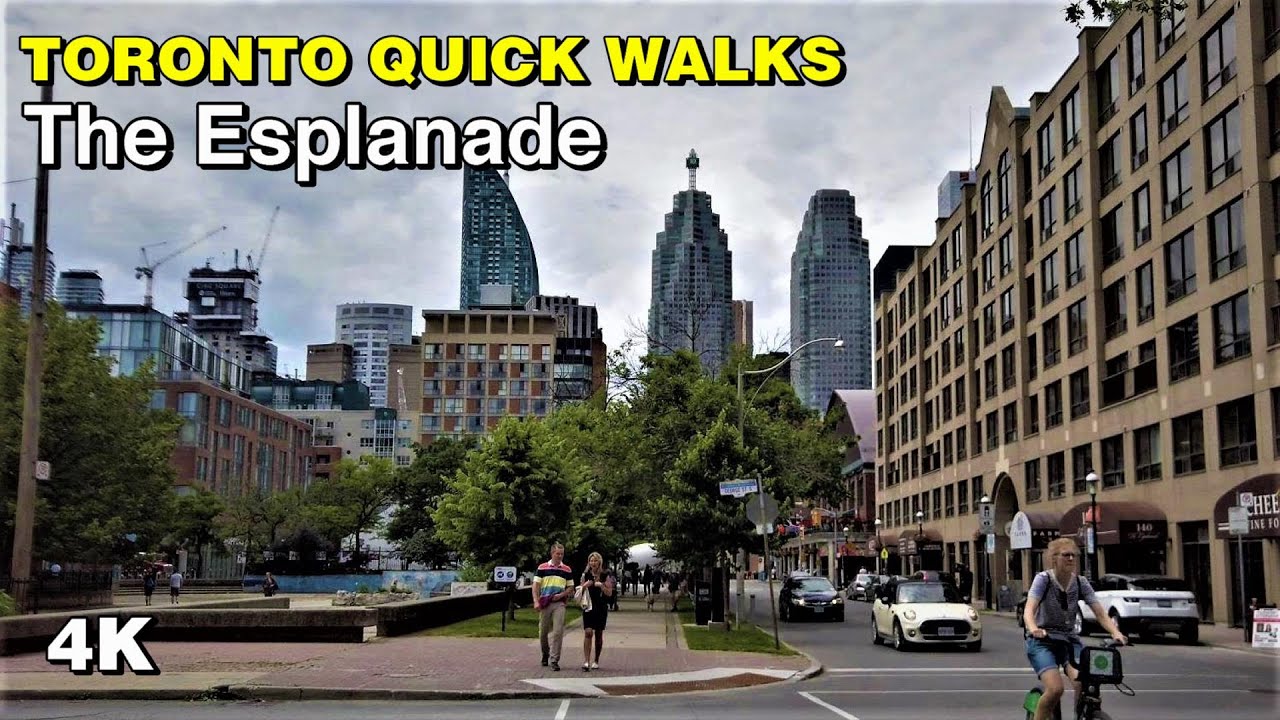 A quick walk along The Esplanade in downtown Toronto [4K] - YouTube